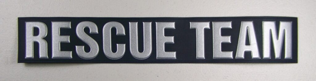 Reflective Patches, Custom Reflective Safety Patches, Police Patches