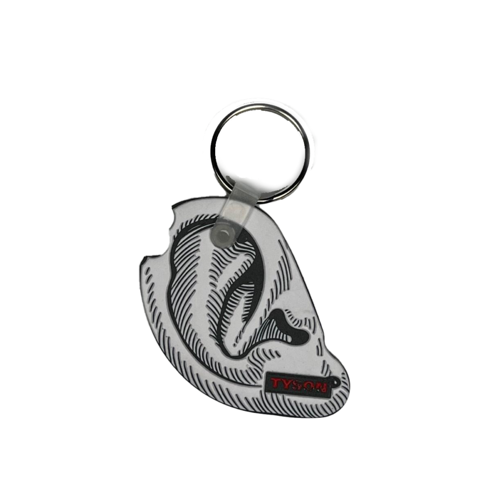 2D PVC Rubber Key Tag USA Made Flexsytems, Custom 2D PVC Key Tag