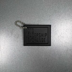 2D PVC Rubber Key Tag USA Made Flexsytems, Custom 2D PVC Key Tag