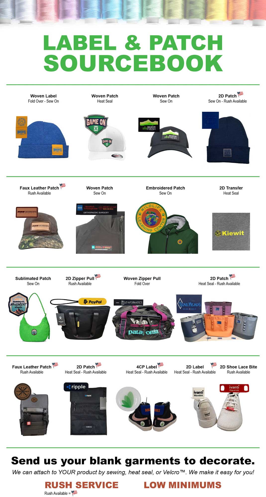 2D PVC Patches, 2D PVC Custom Labels, Custom PVC Patches with Velcro