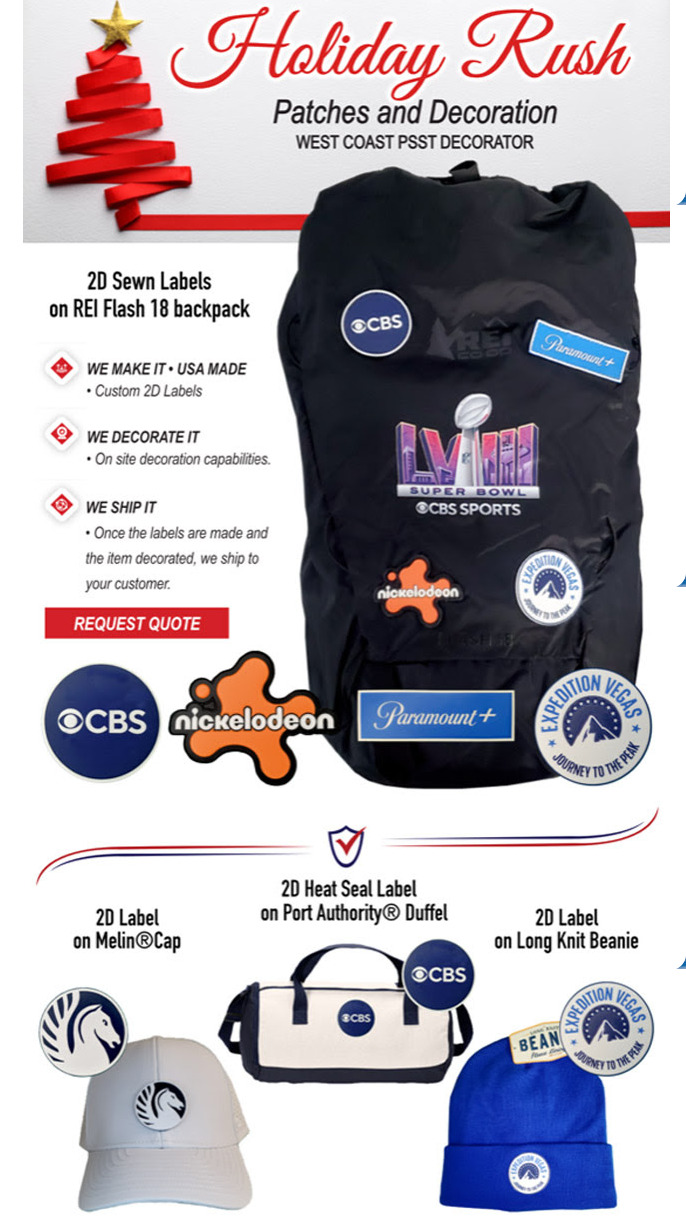 Holiday Rush for Patches and Decoration, Flexsystems