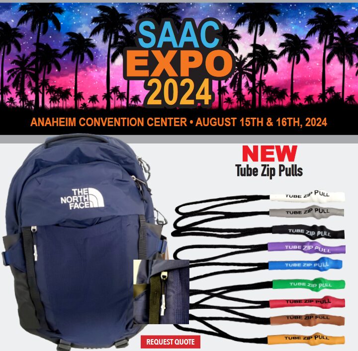 New Tube Zip Pulls showing at the SAAC Expo Flexsystems